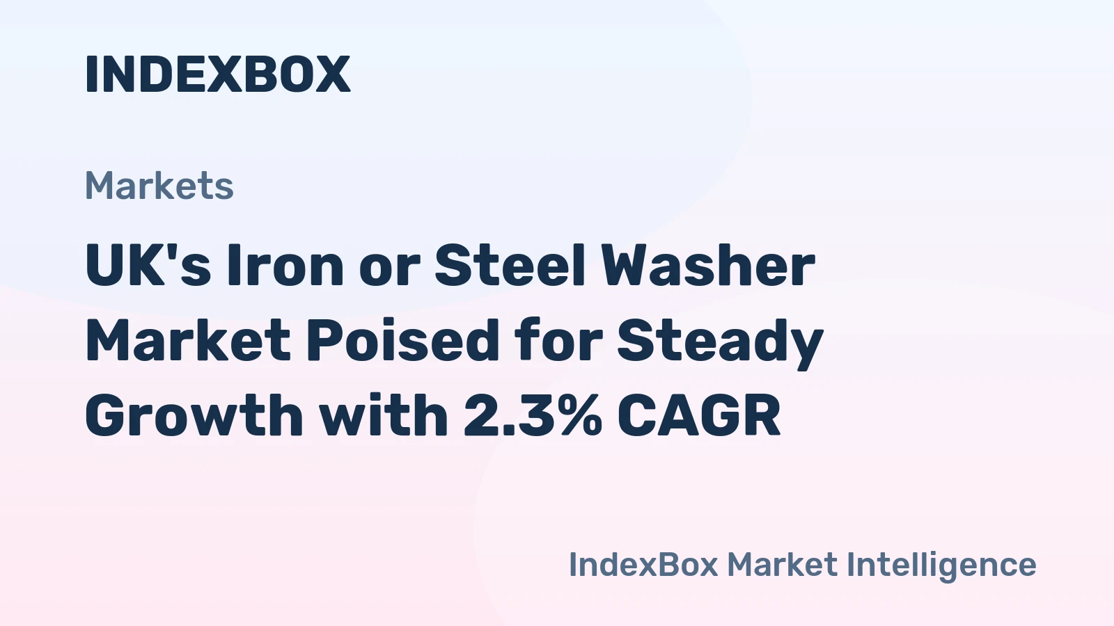 UK's Iron or Steel Washer Market Poised for Steady Growth with 2.3% CAGR