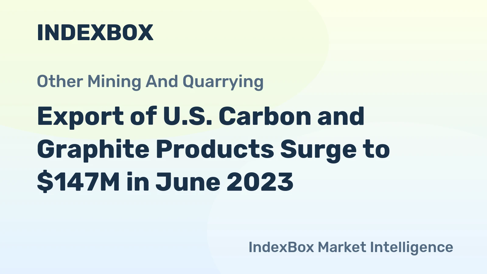 Export of U.S. Carbon and Graphite Products Surge to $147M in June 2023