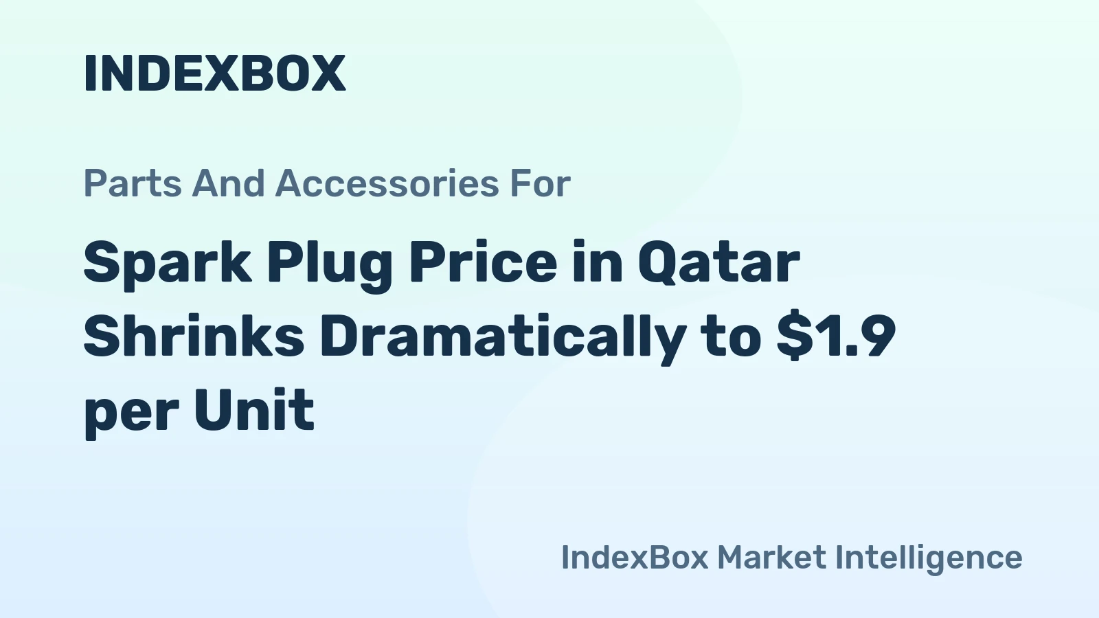 Spark Plug Price in Qatar Shrinks Dramatically to $1.9 per Unit