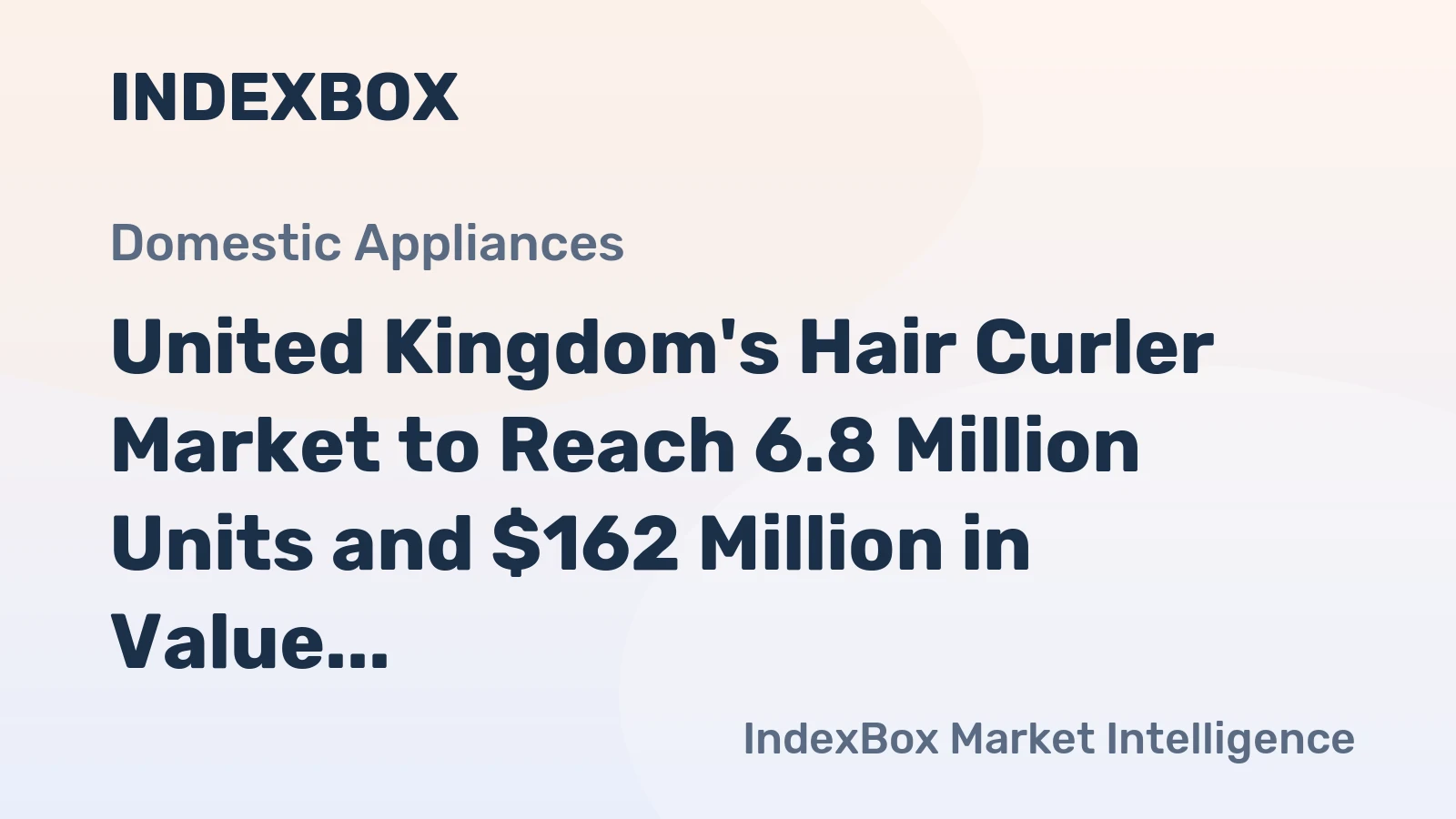 United Kingdom's Hair Curler Market to Reach 6.8 Million Units and $162 Million in Value by 2035