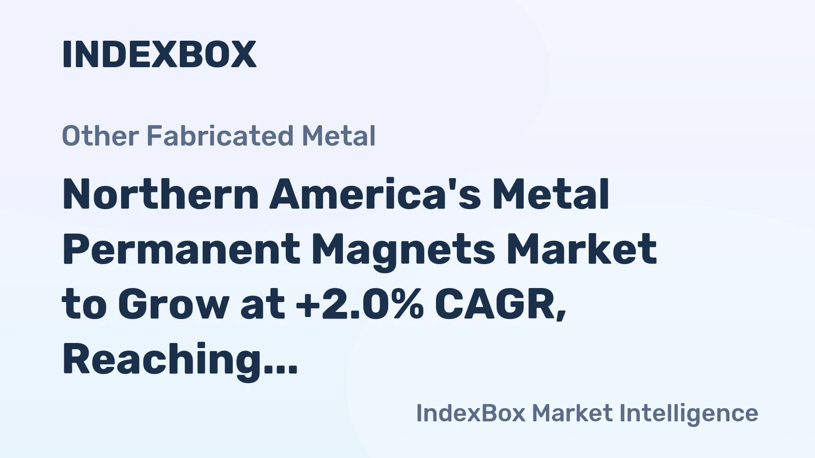 Northern America's Metal Permanent Magnets Market to Grow at +2.0% CAGR, Reaching 68K Tons by 2035