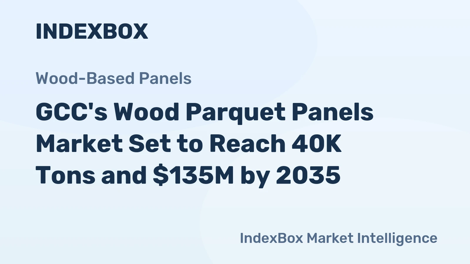 GCC's Wood Parquet Panels Market Set to Reach 40K Tons and $135M by 2035