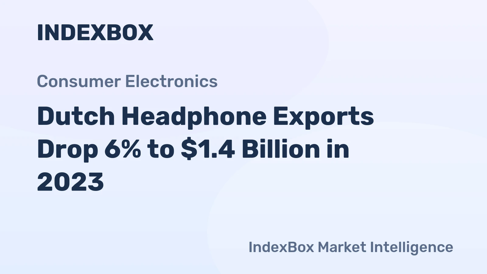 Dutch Headphone Exports Drop 6% to $1.4 Billion in 2023