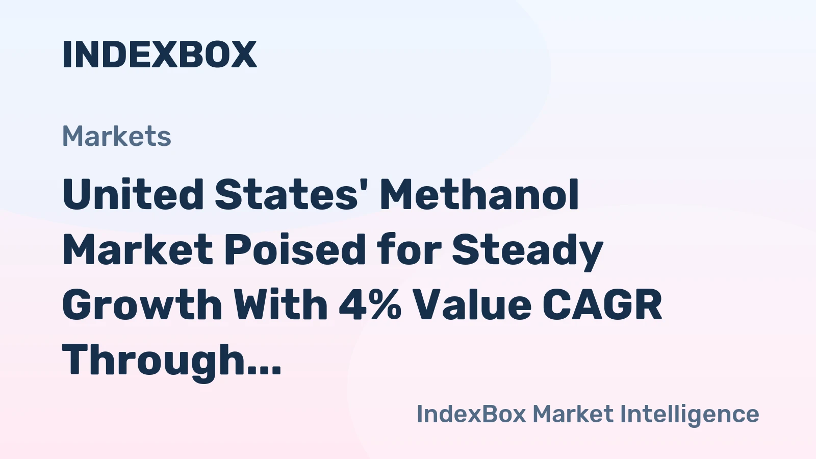 United States' Methanol Market Poised for Steady Growth With 4% Value CAGR Through 2035