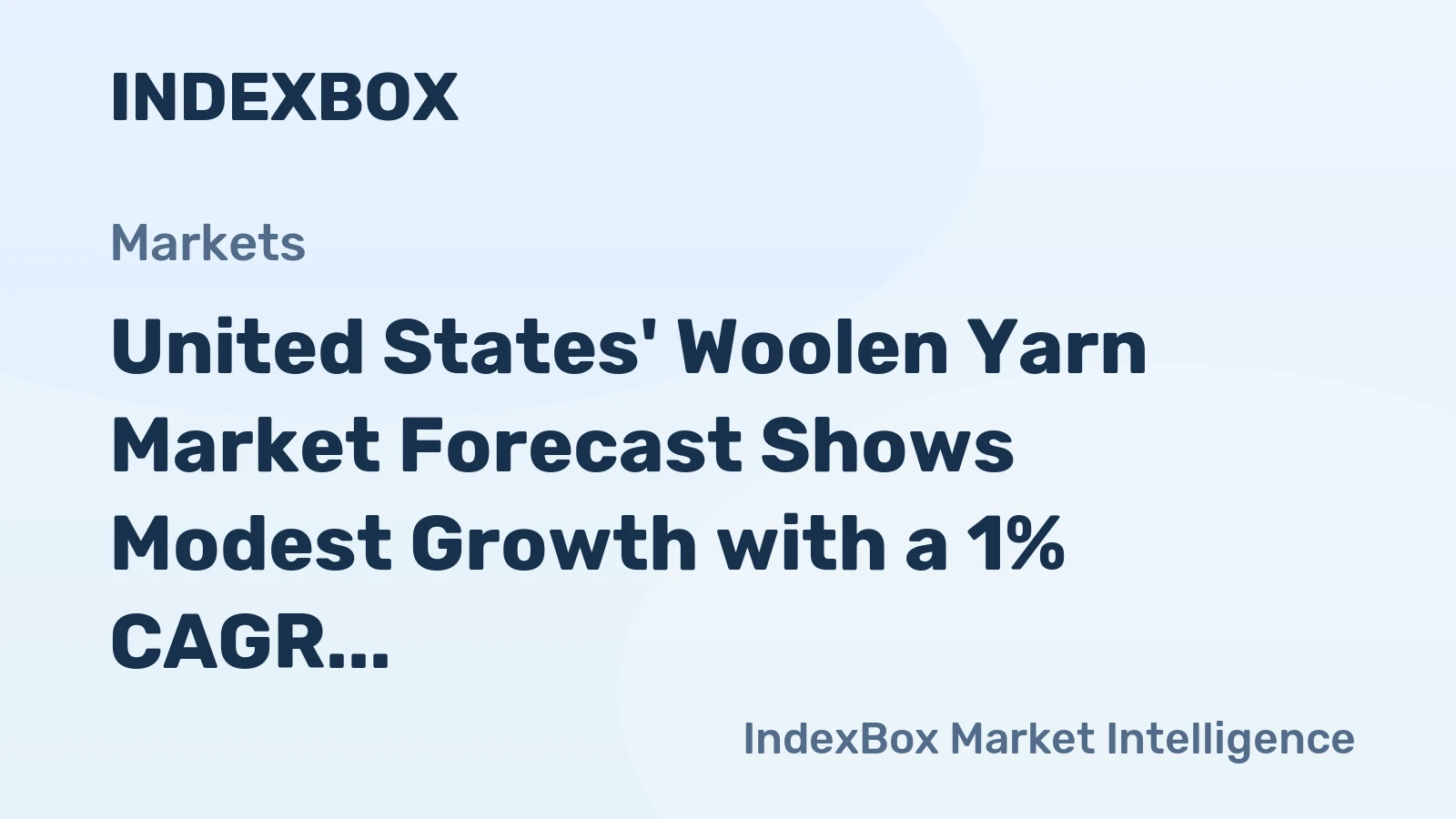 United States' Woolen Yarn Market Forecast Shows Modest Growth with a 1% CAGR Through 2035