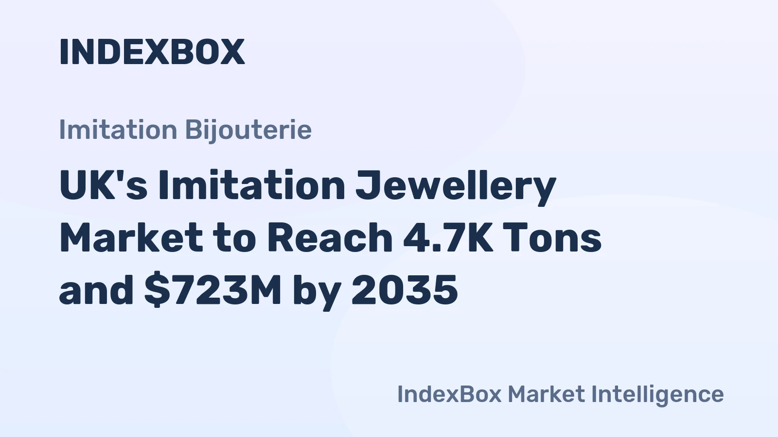 UK's Imitation Jewellery Market to Reach 4.7K Tons and $723M by 2035