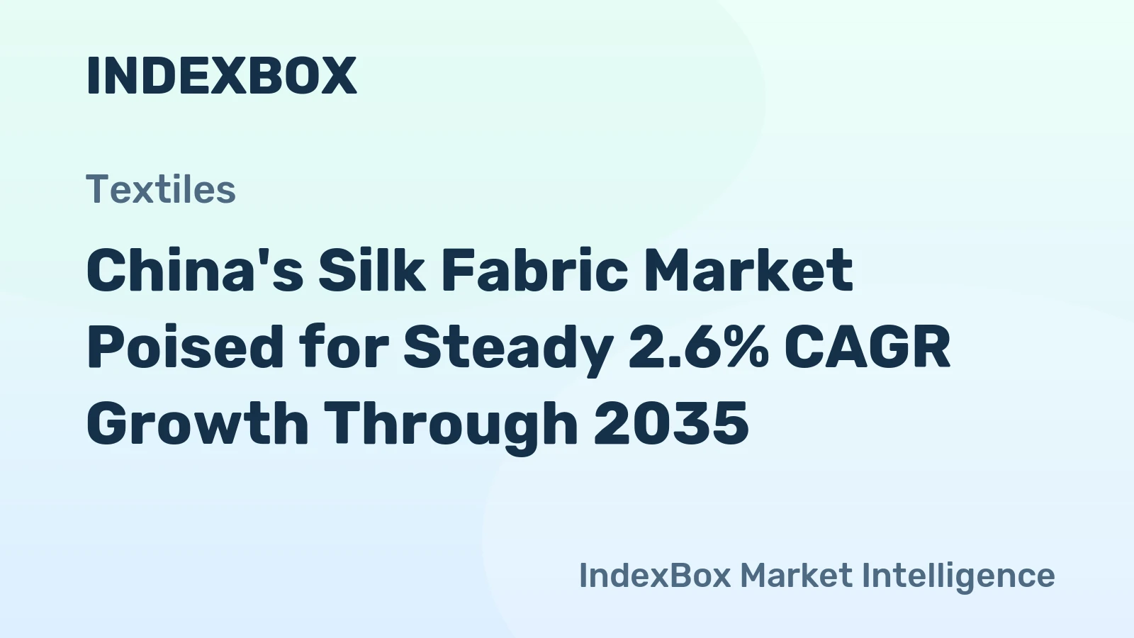 China's Silk Fabric Market Poised for Steady 2.6% CAGR Growth Through 2035