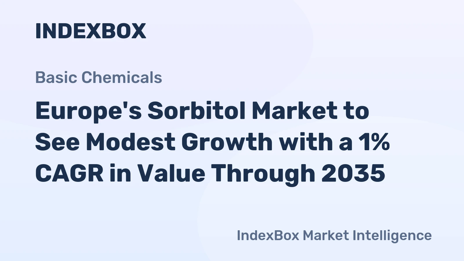 Europe's Sorbitol Market to See Modest Growth with a 1% CAGR in Value Through 2035