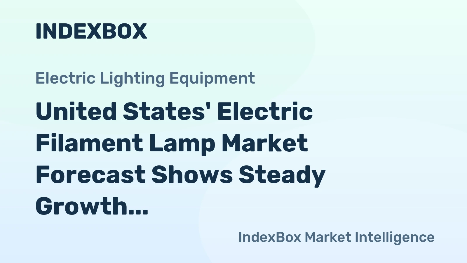 United States' Electric Filament Lamp Market Forecast Shows Steady Growth with 3.1% CAGR in Value