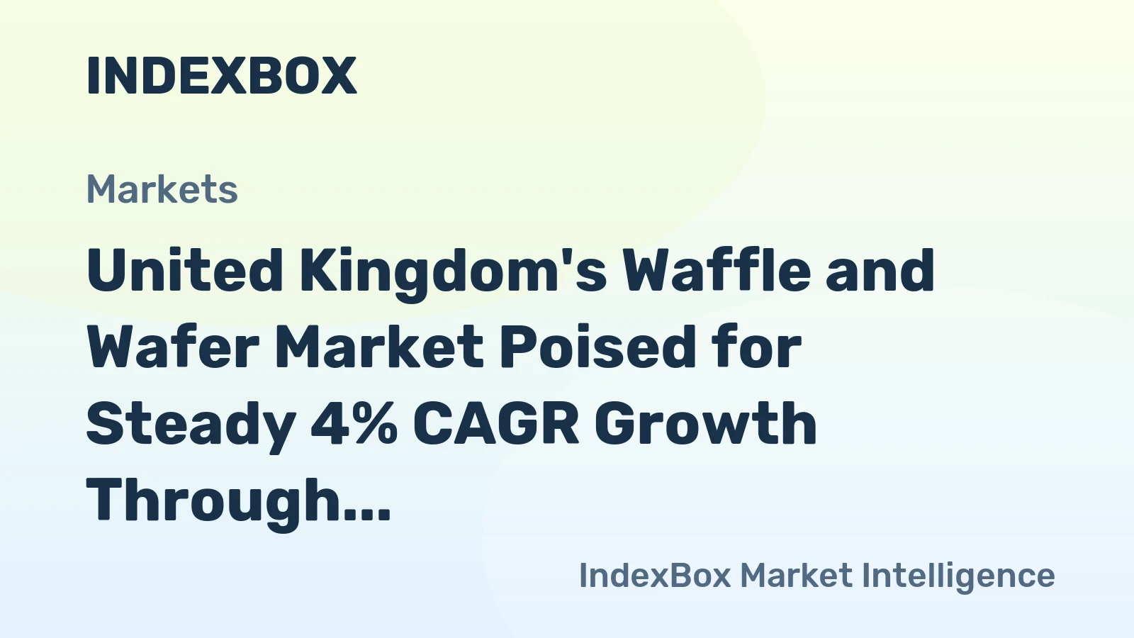 United Kingdom's Waffle and Wafer Market Poised for Steady 4% CAGR Growth Through 2035