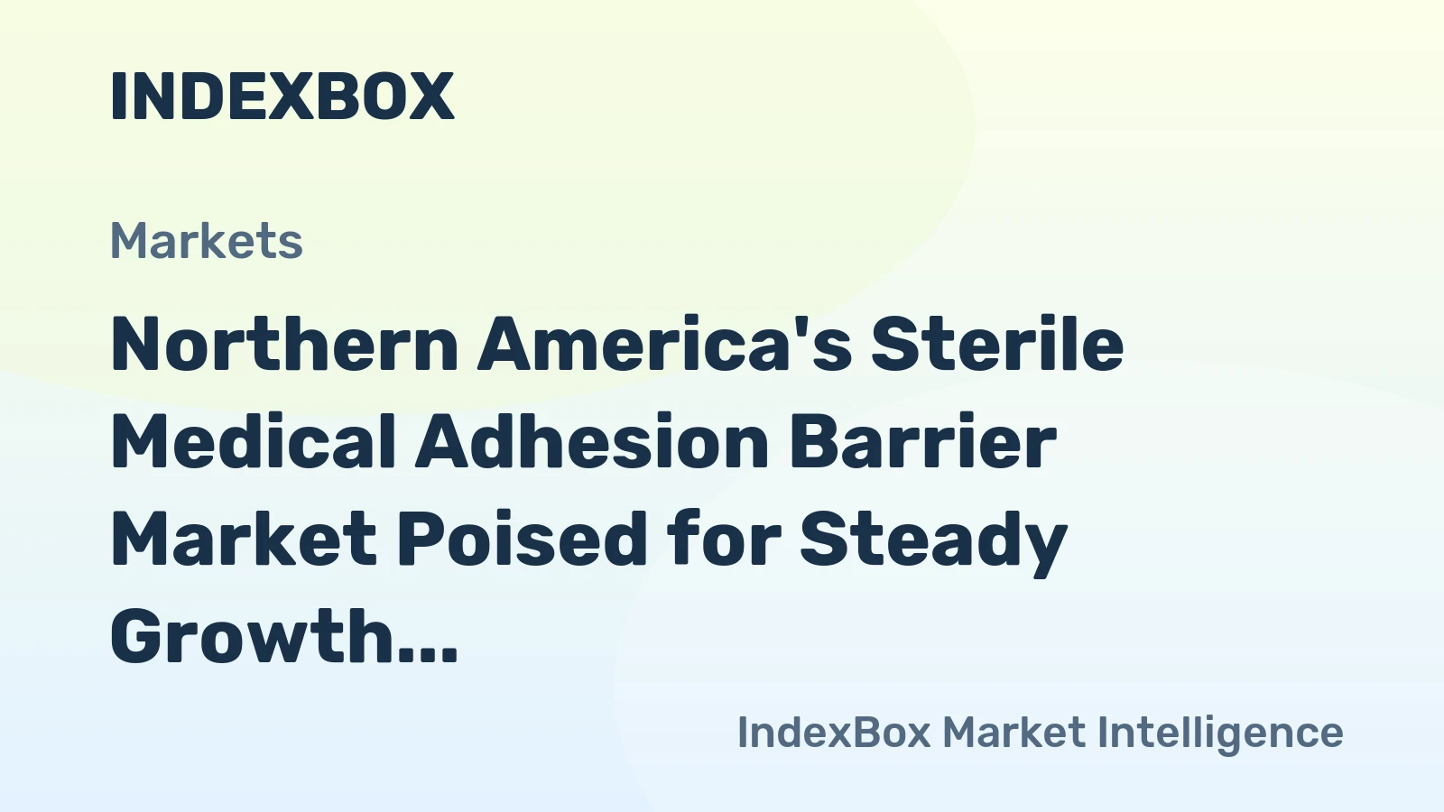 Northern America's Sterile Medical Adhesion Barrier Market Poised for Steady Growth with a 2% CAGR