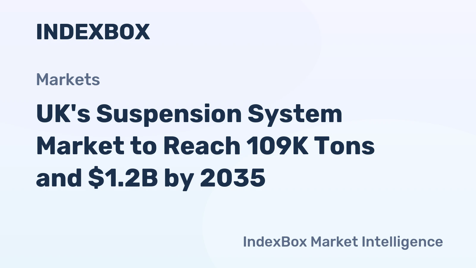 UK's Suspension System Market to Reach 109K Tons and $1.2B by 2035