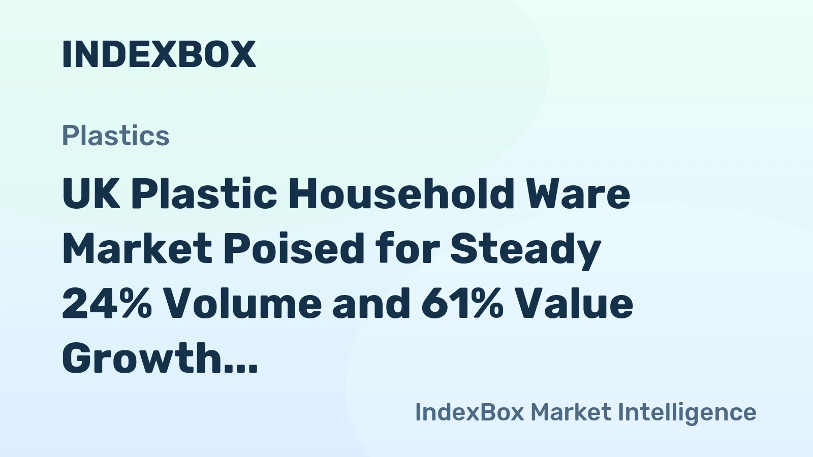 UK Plastic Household Ware Market Poised for Steady 24% Volume and 61% Value Growth Through 2035