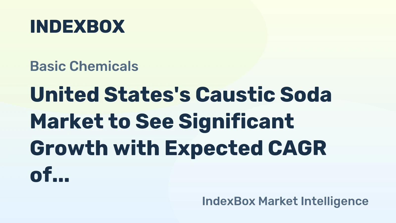 United States's Caustic Soda Market to See Significant Growth with Expected CAGR of +4.8% by 2035