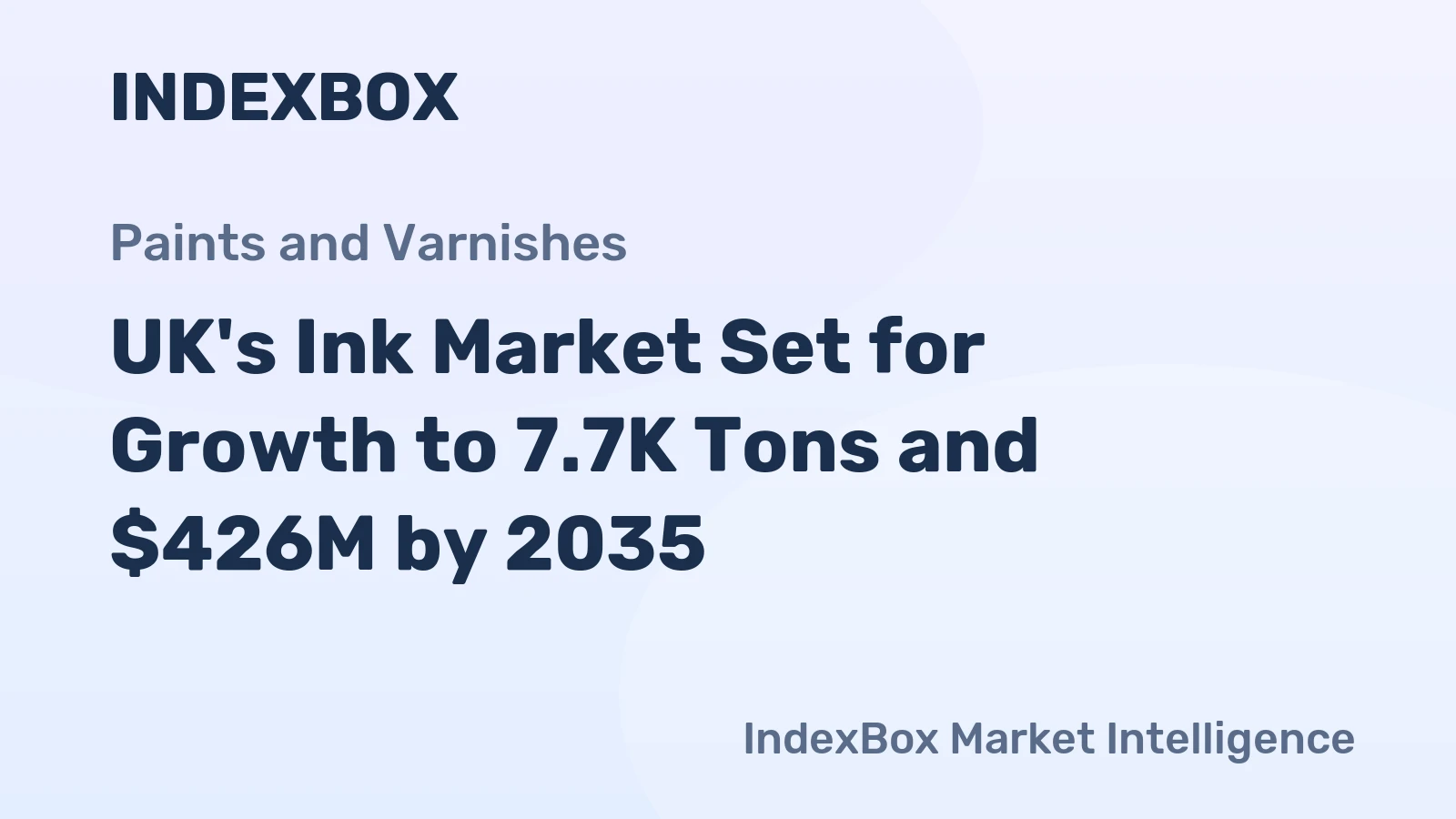 UK's Ink Market Set for Growth to 7.7K Tons and $426M by 2035