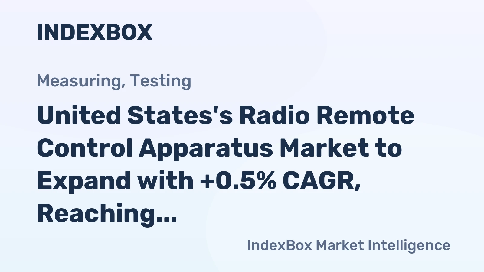 United States's Radio Remote Control Apparatus Market to Expand with +0.5% CAGR, Reaching 163M Units by 2035