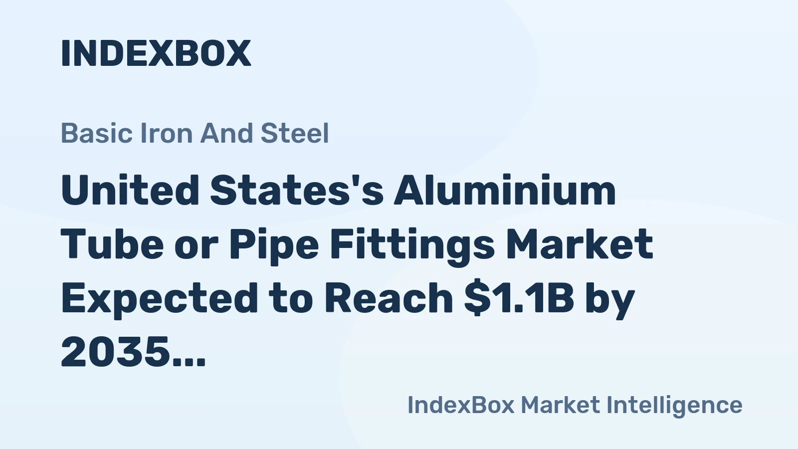 United States's Aluminium Tube or Pipe Fittings Market Expected to Reach $1.1B by 2035