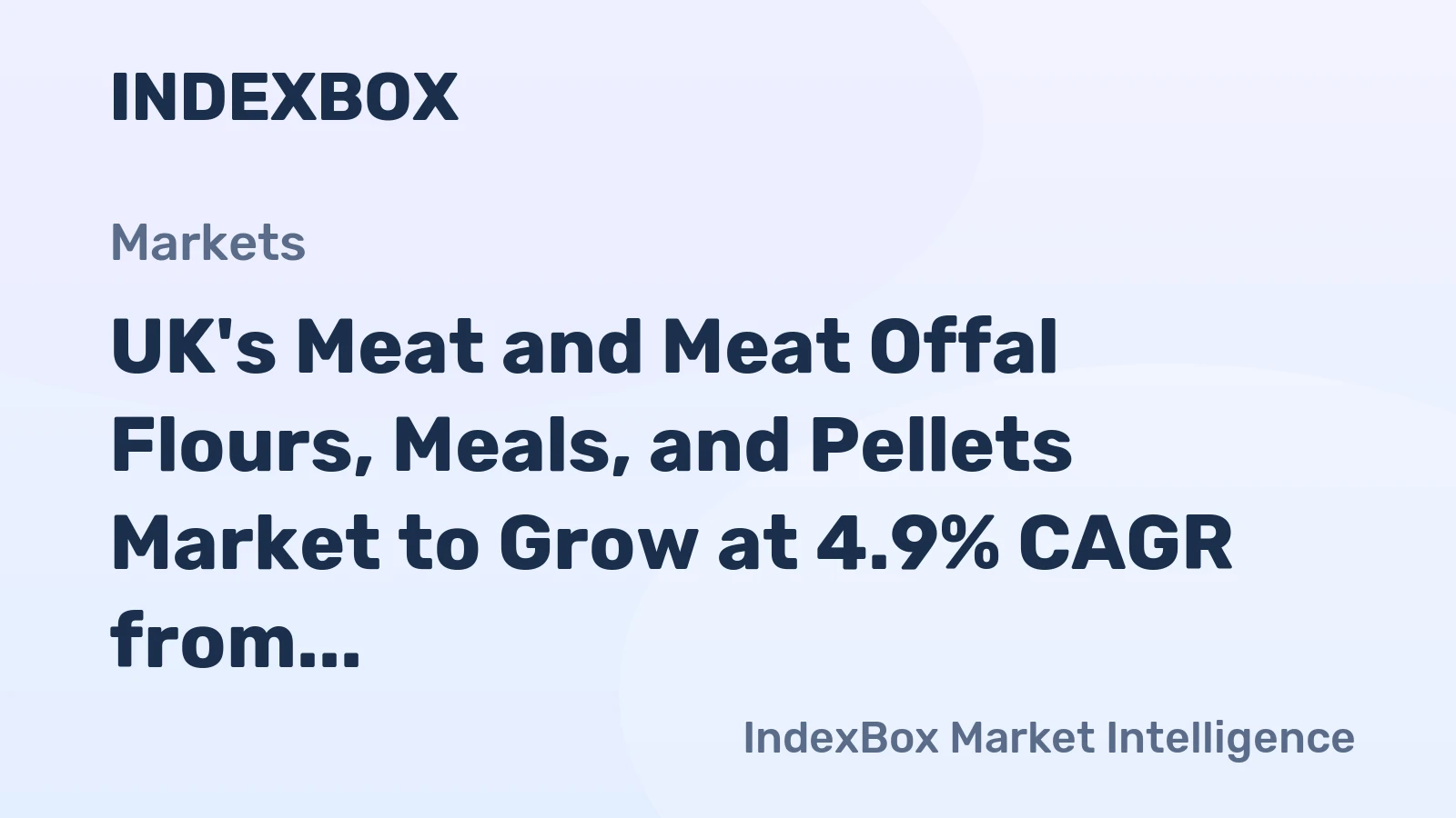 UK's Meat and Meat Offal Flours, Meals, and Pellets Market to Grow at 4.9% CAGR from 2024 to 2035