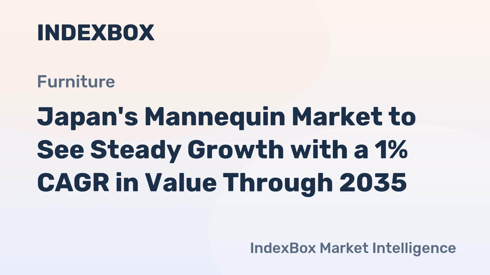 Japan's Mannequin Market to See Steady Growth with a 1% CAGR in Value Through 2035