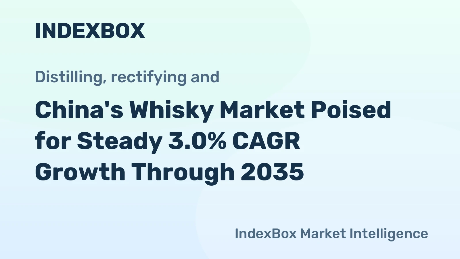 China's Whisky Market Poised for Steady 3.0% CAGR Growth Through 2035