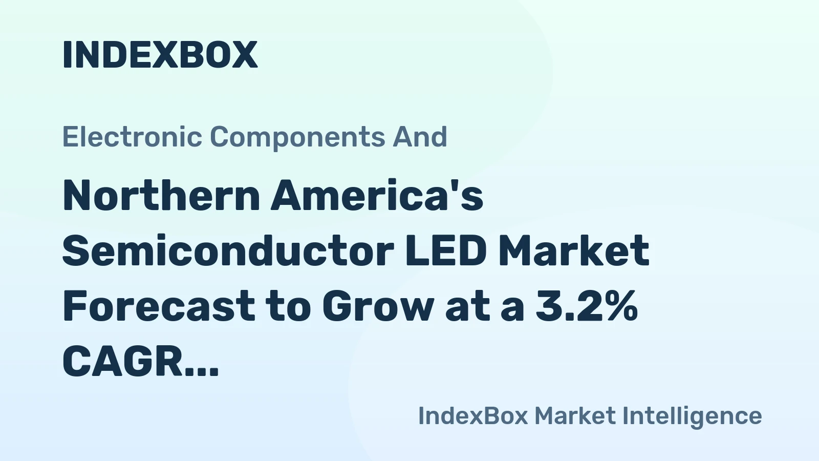 Northern America's Semiconductor LED Market Forecast to Grow at a 3.2% CAGR in Value Terms