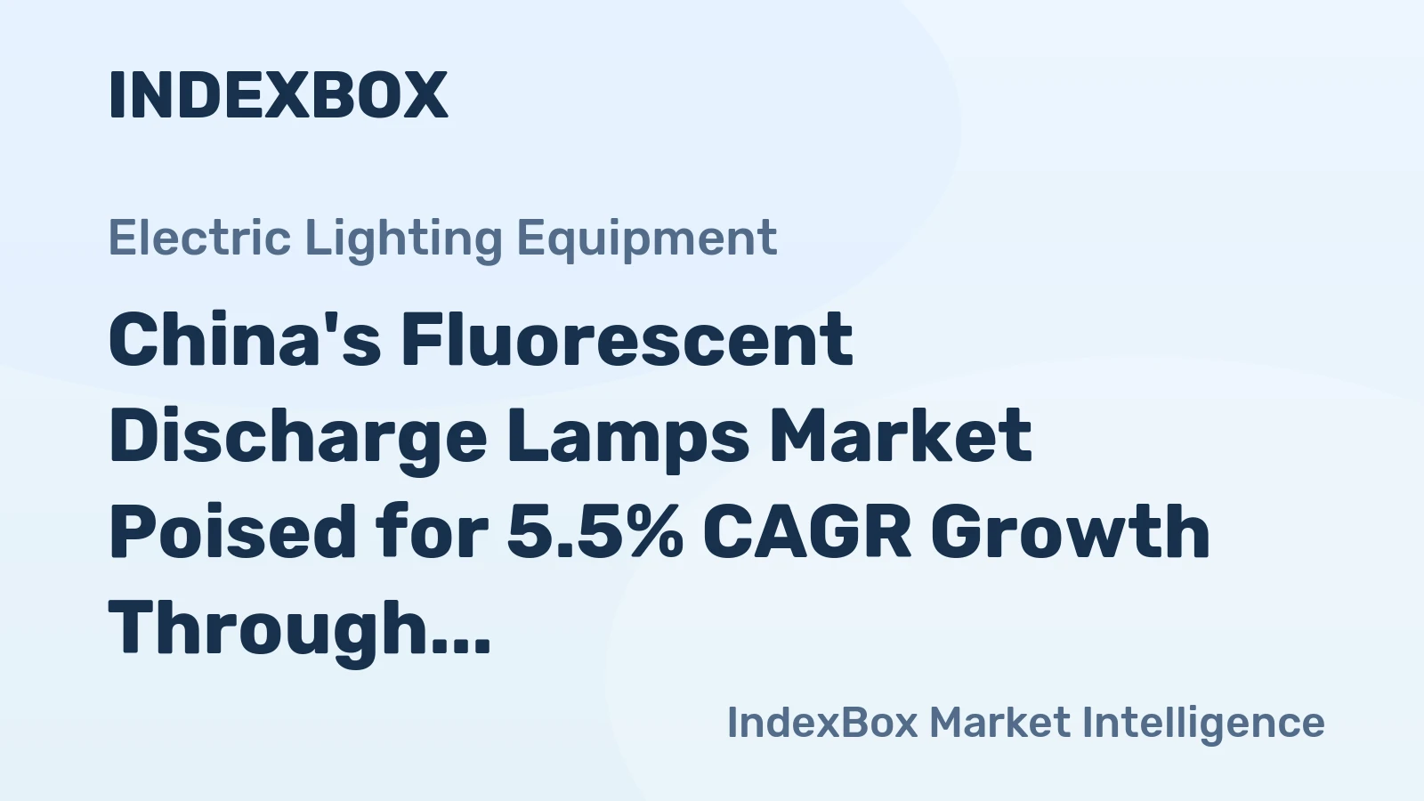 China's Fluorescent Discharge Lamps Market Poised for 5.5% CAGR Growth Through 2035