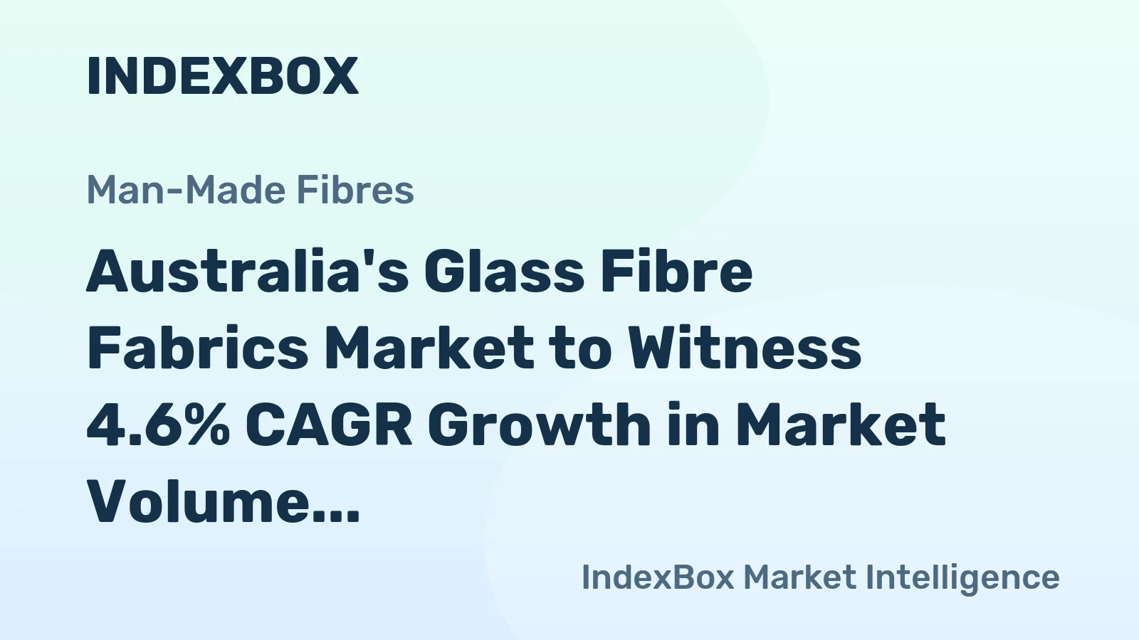 Australia's Glass Fibre Fabrics Market to Witness 4.6% CAGR Growth in Market Volume by 2035