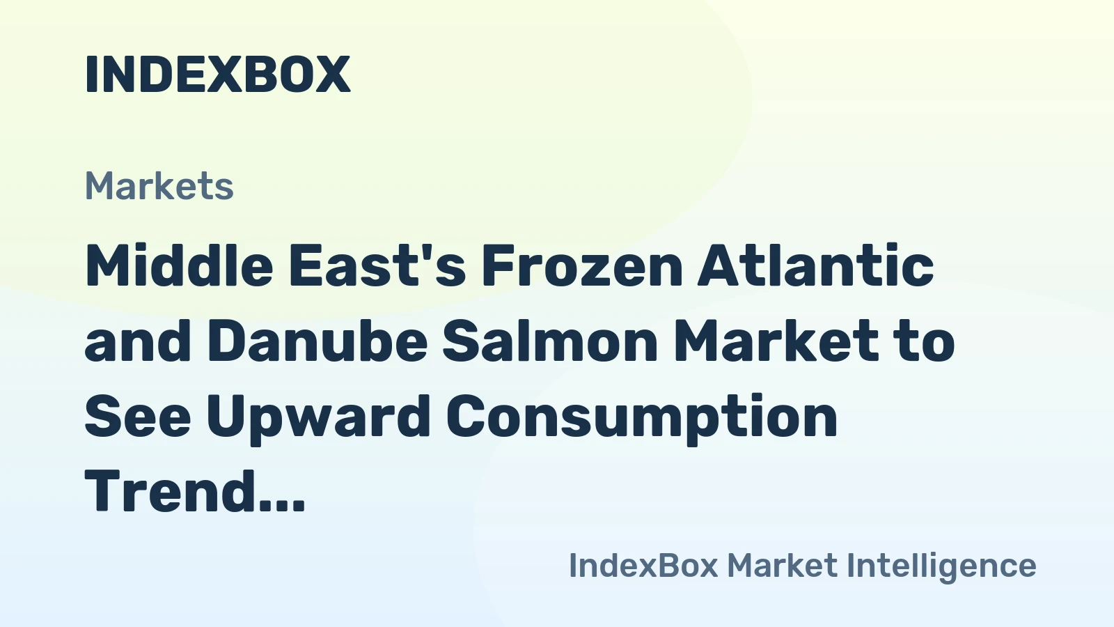 Middle East's Frozen Atlantic and Danube Salmon Market to See Upward Consumption Trend, Reaching 5.2K tons and $49M by 2035