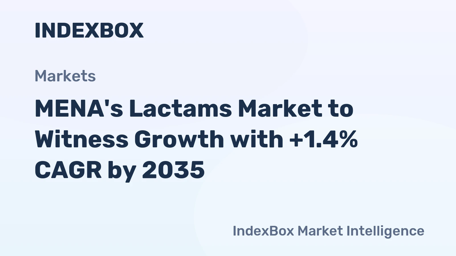 MENA's Lactams Market to Witness Growth with +1.4% CAGR by 2035