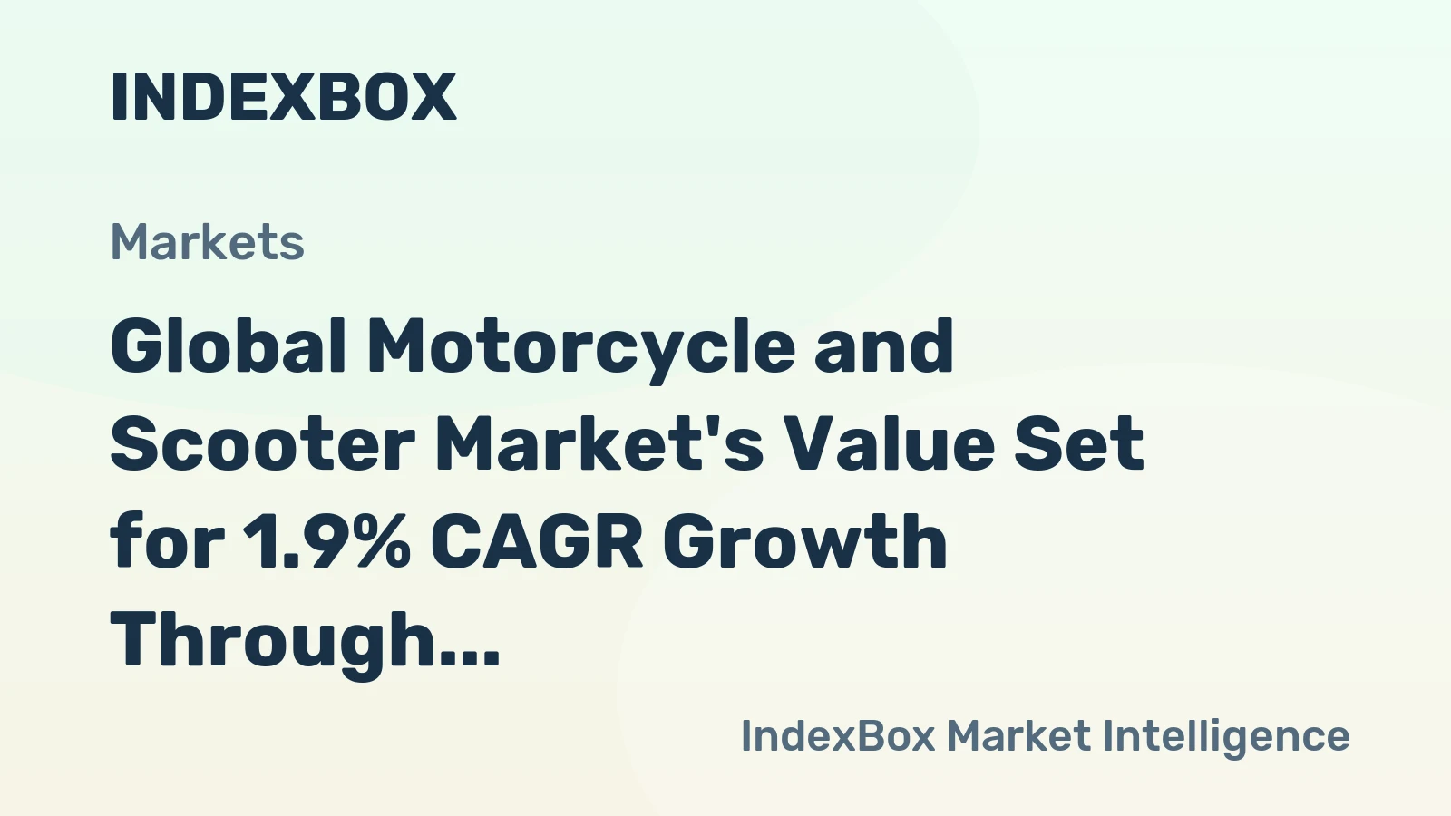 Global Motorcycle and Scooter Market's Value Set for 1.9% CAGR Growth Through 2035 Despite Recent Volatility