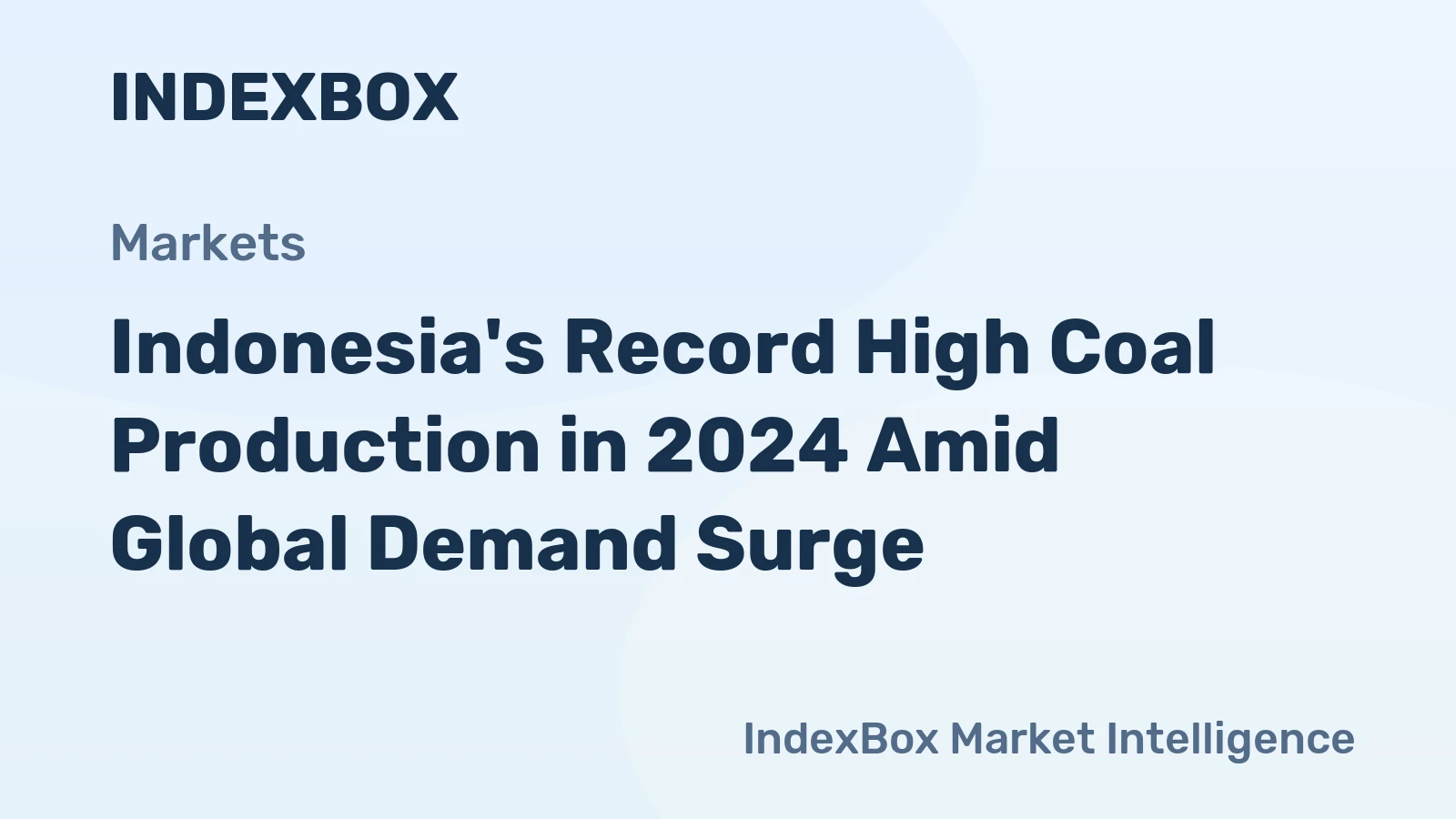Indonesia's Record High Coal Production in 2024 Amid Global Demand Surge