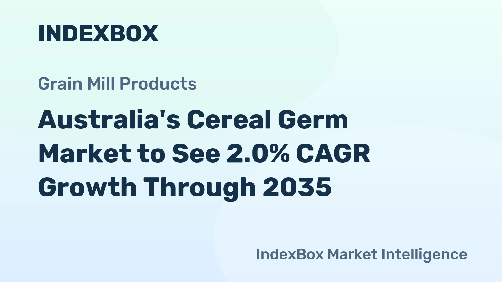 Australia's Cereal Germ Market to See 2.0% CAGR Growth Through 2035