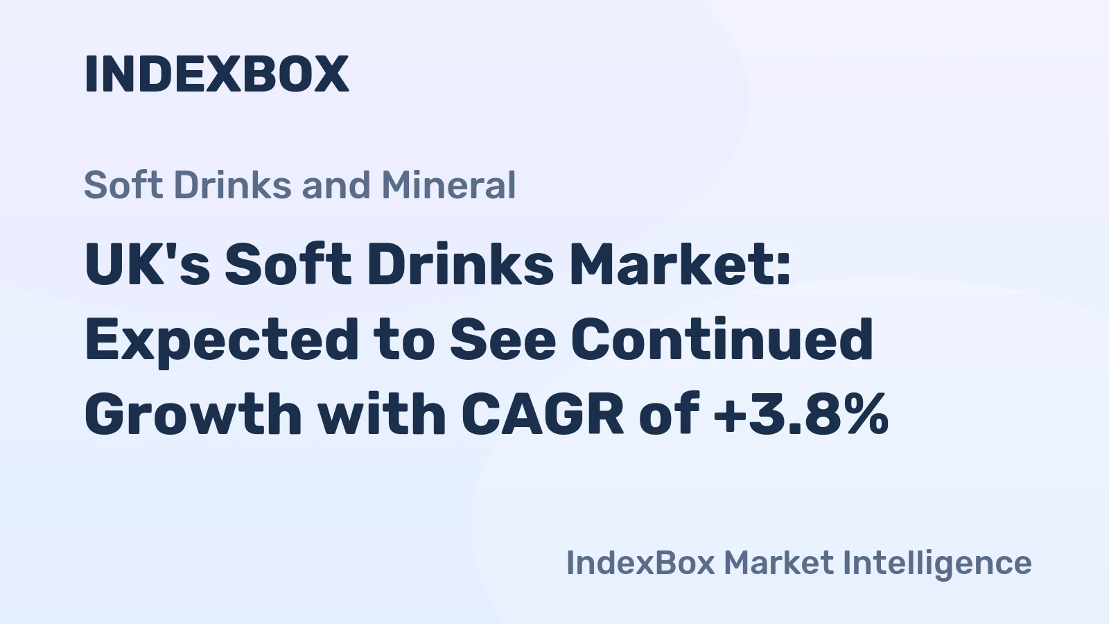 UK's Soft Drinks Market: Expected to See Continued Growth with CAGR of +3.8%