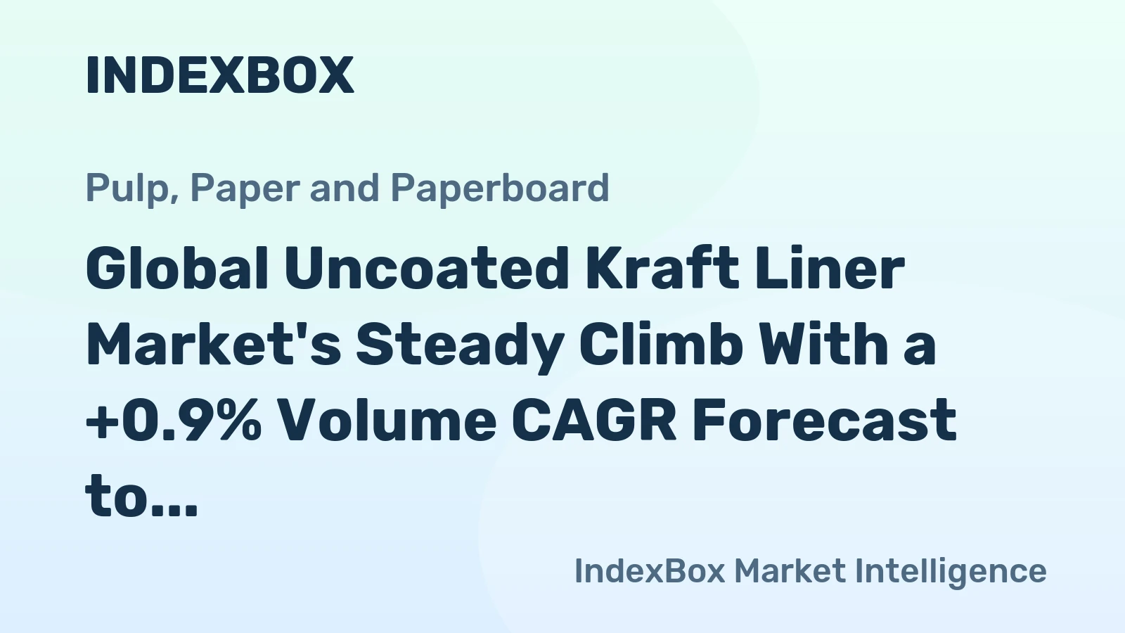 Global Uncoated Kraft Liner Market's Steady Climb With a +0.9% Volume CAGR Forecast to 2035