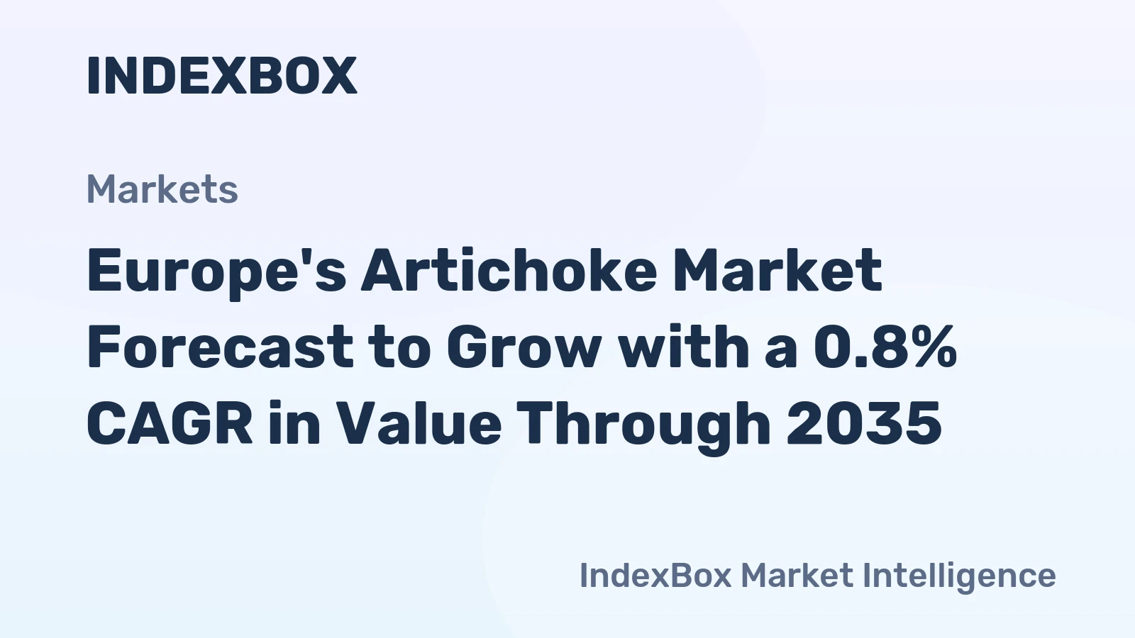 Europe's Artichoke Market Forecast to Grow with a 0.8% CAGR in Value Through 2035