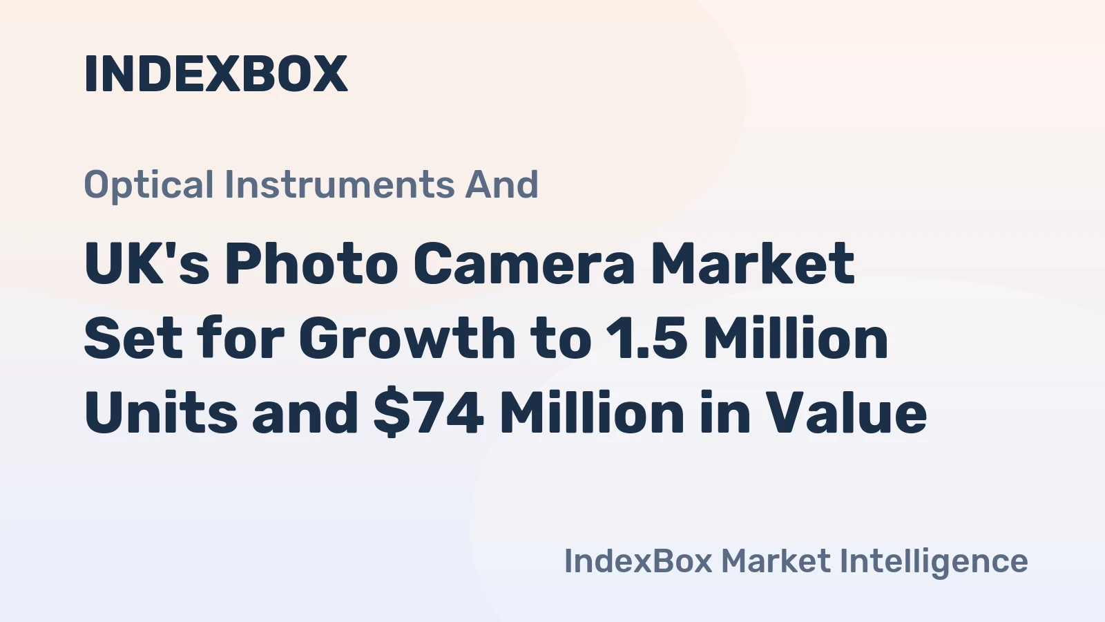 UK's Photo Camera Market Set for Growth to 1.5 Million Units and $74 Million in Value