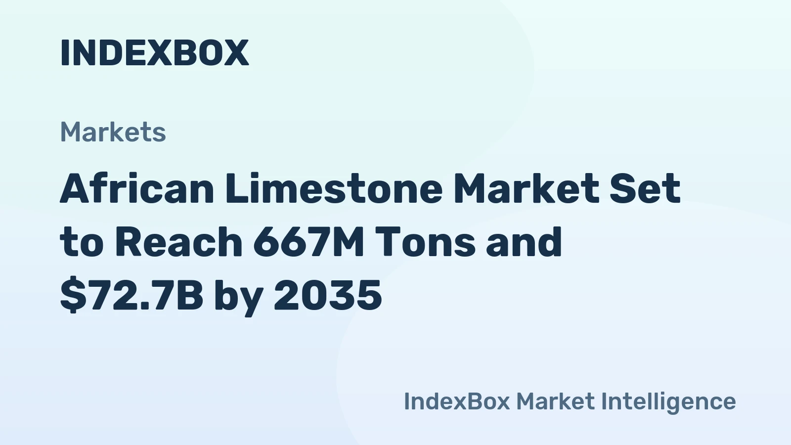 African Limestone Market Set to Reach 667M Tons and $72.7B by 2035