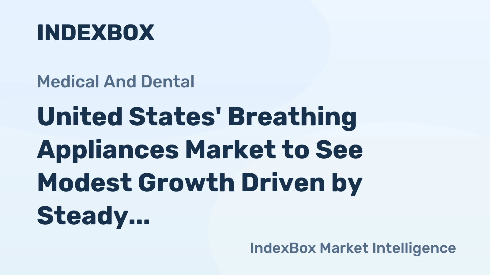 United States' Breathing Appliances Market to See Modest Growth Driven by Steady Demand