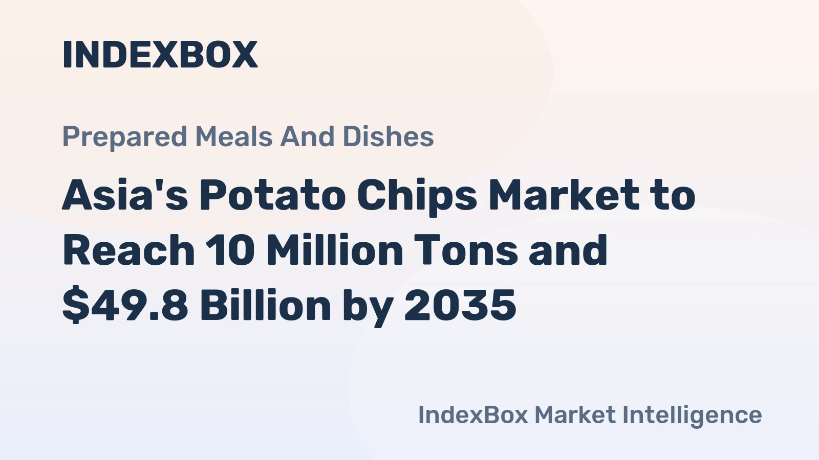 Asia's Potato Chips Market to Reach 10 Million Tons and $49.8 Billion by 2035