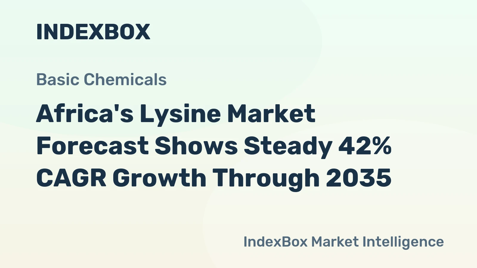 Africa's Lysine Market Forecast Shows Steady 42% CAGR Growth Through 2035
