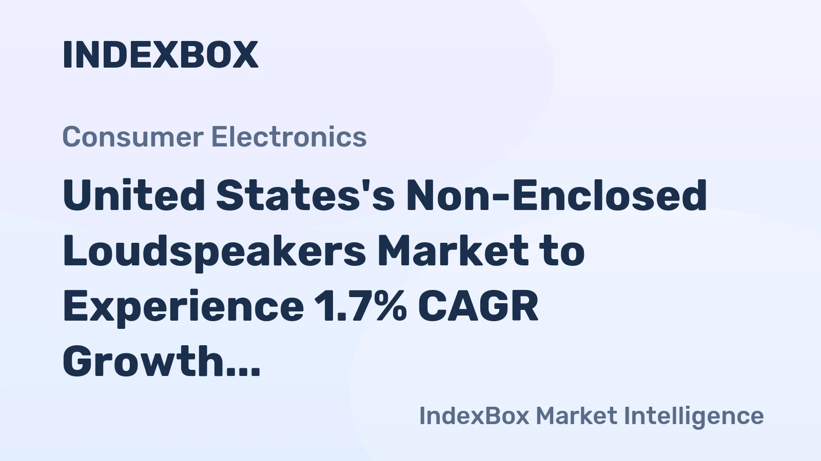 United States's Non-Enclosed Loudspeakers Market to Experience 1.7% CAGR Growth from 2024 to 2035