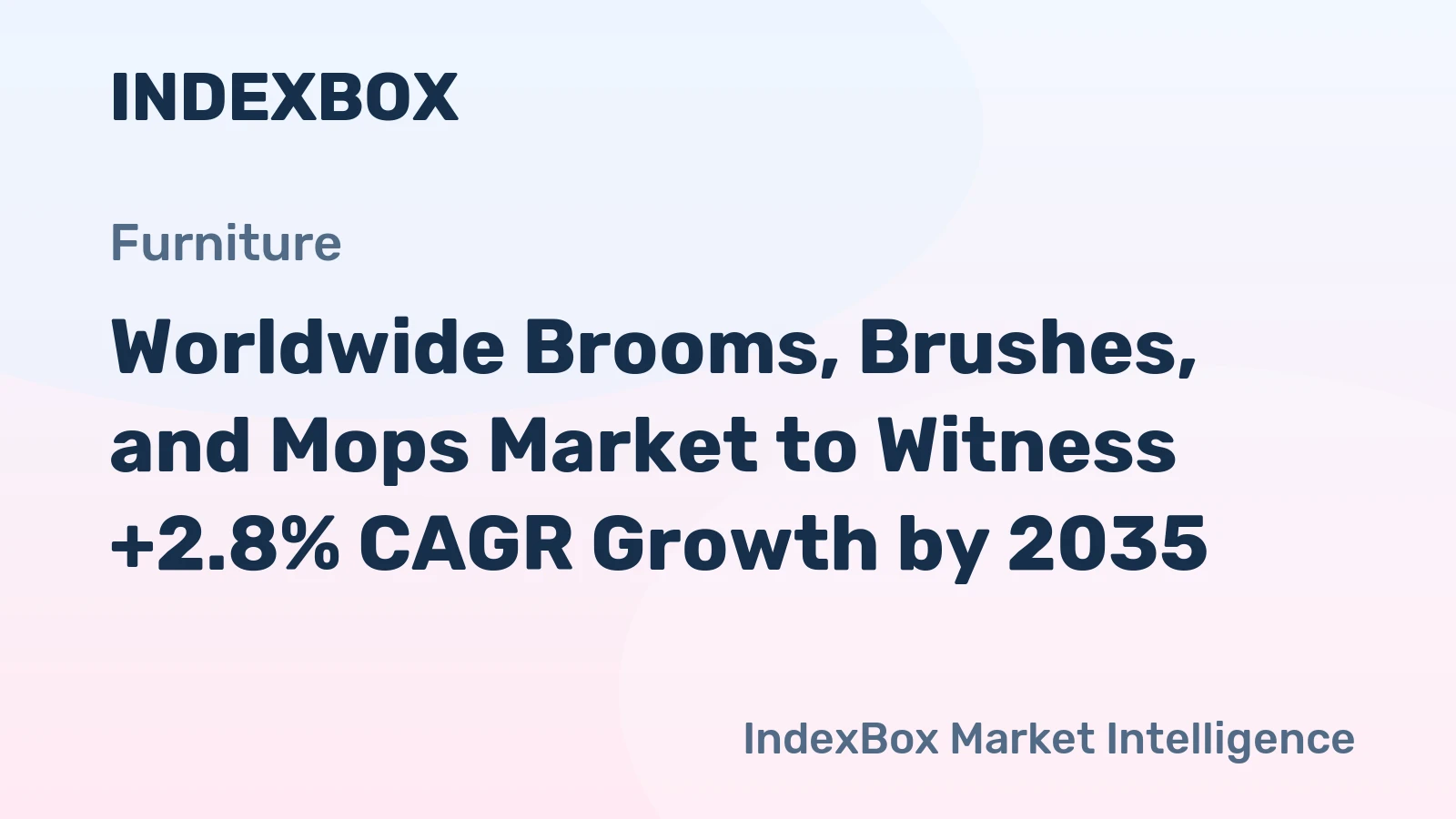 Worldwide Brooms, Brushes, and Mops Market to Witness +2.8% CAGR Growth by 2035