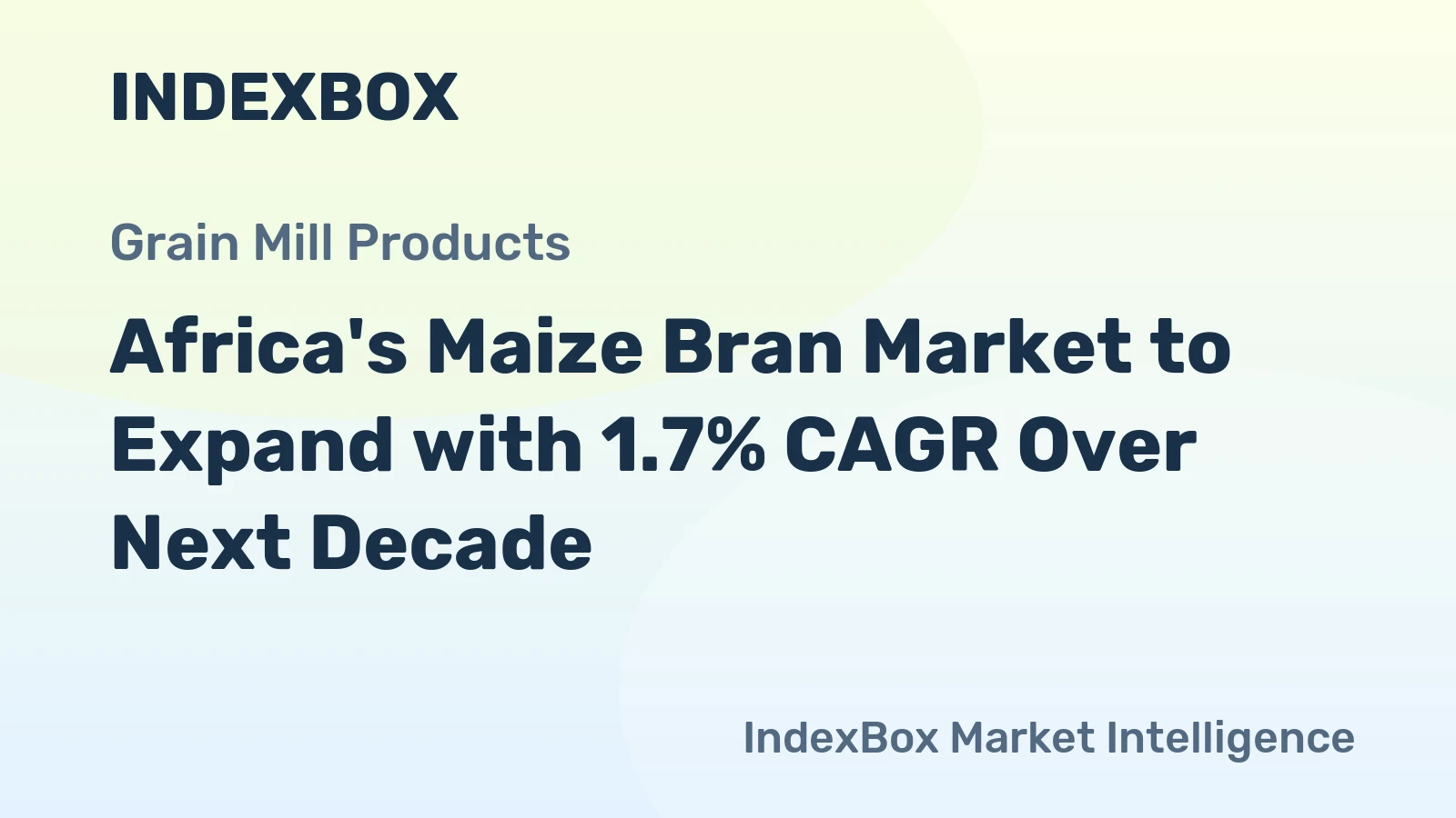 Africa's Maize Bran Market to Expand with 1.7% CAGR Over Next Decade