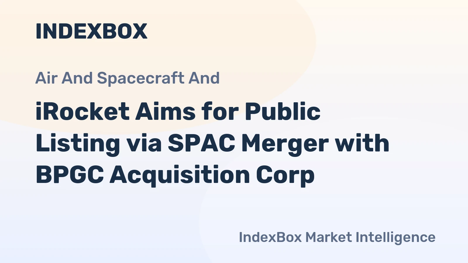 iRocket Aims for Public Listing via SPAC Merger with BPGC Acquisition Corp.