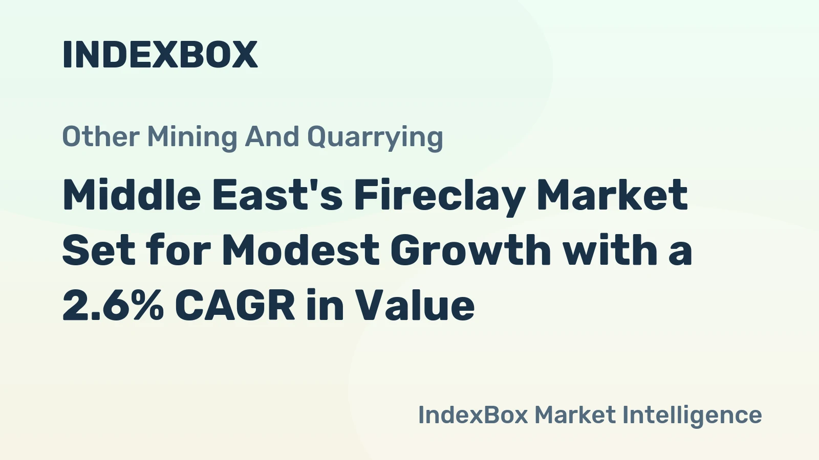 Middle East's Fireclay Market Set for Modest Growth with a 2.6% CAGR in Value