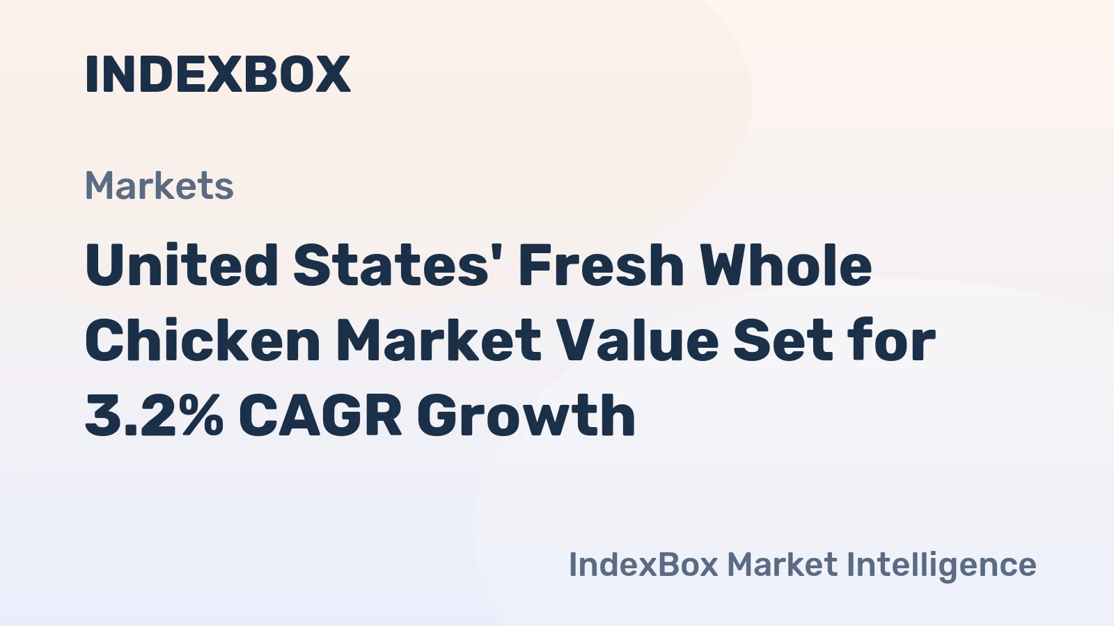 United States' Fresh Whole Chicken Market Value Set for 3.2% CAGR Growth