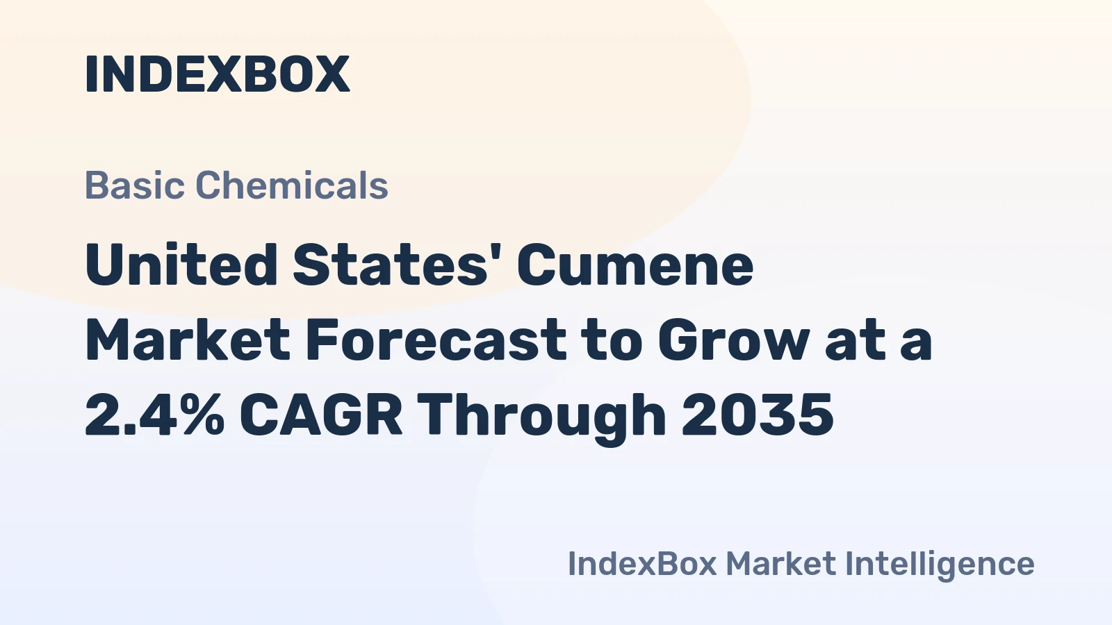 United States' Cumene Market Forecast to Grow at a 2.4% CAGR Through 2035