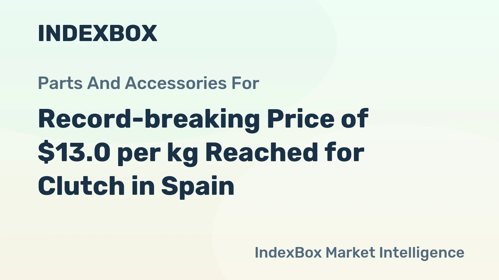 Record-breaking Price of $13.0 per kg Reached for Clutch in Spain