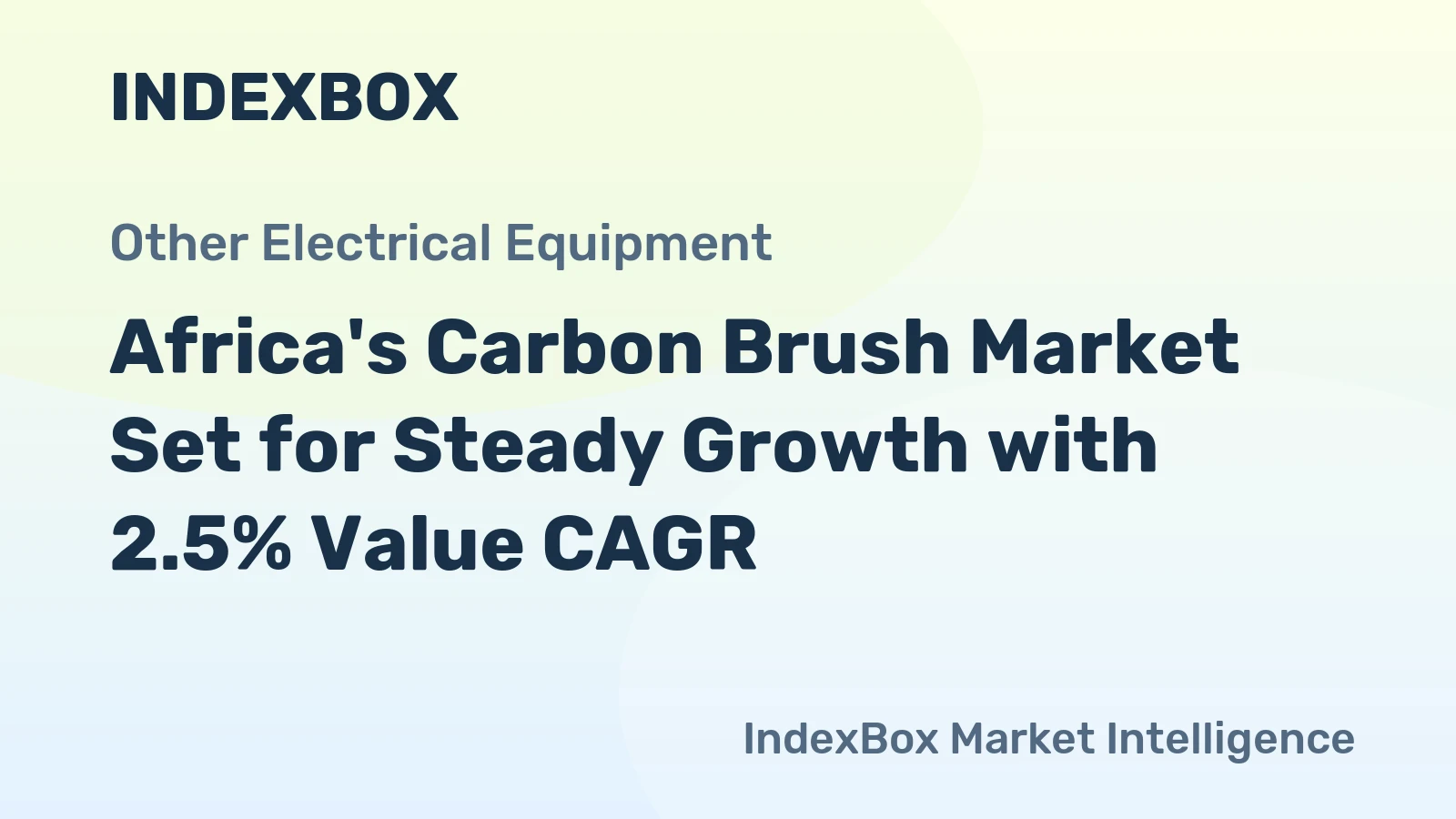 Africa's Carbon Brush Market Set for Steady Growth with 2.5% Value CAGR
