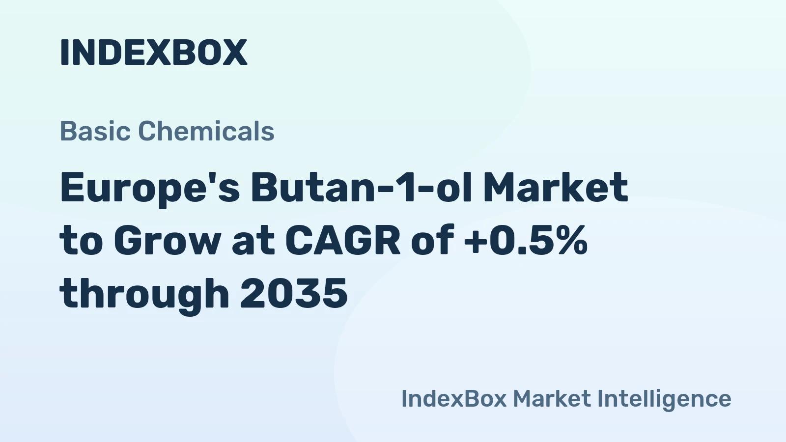 Europe's Butan-1-ol Market to Grow at CAGR of +0.5% through 2035